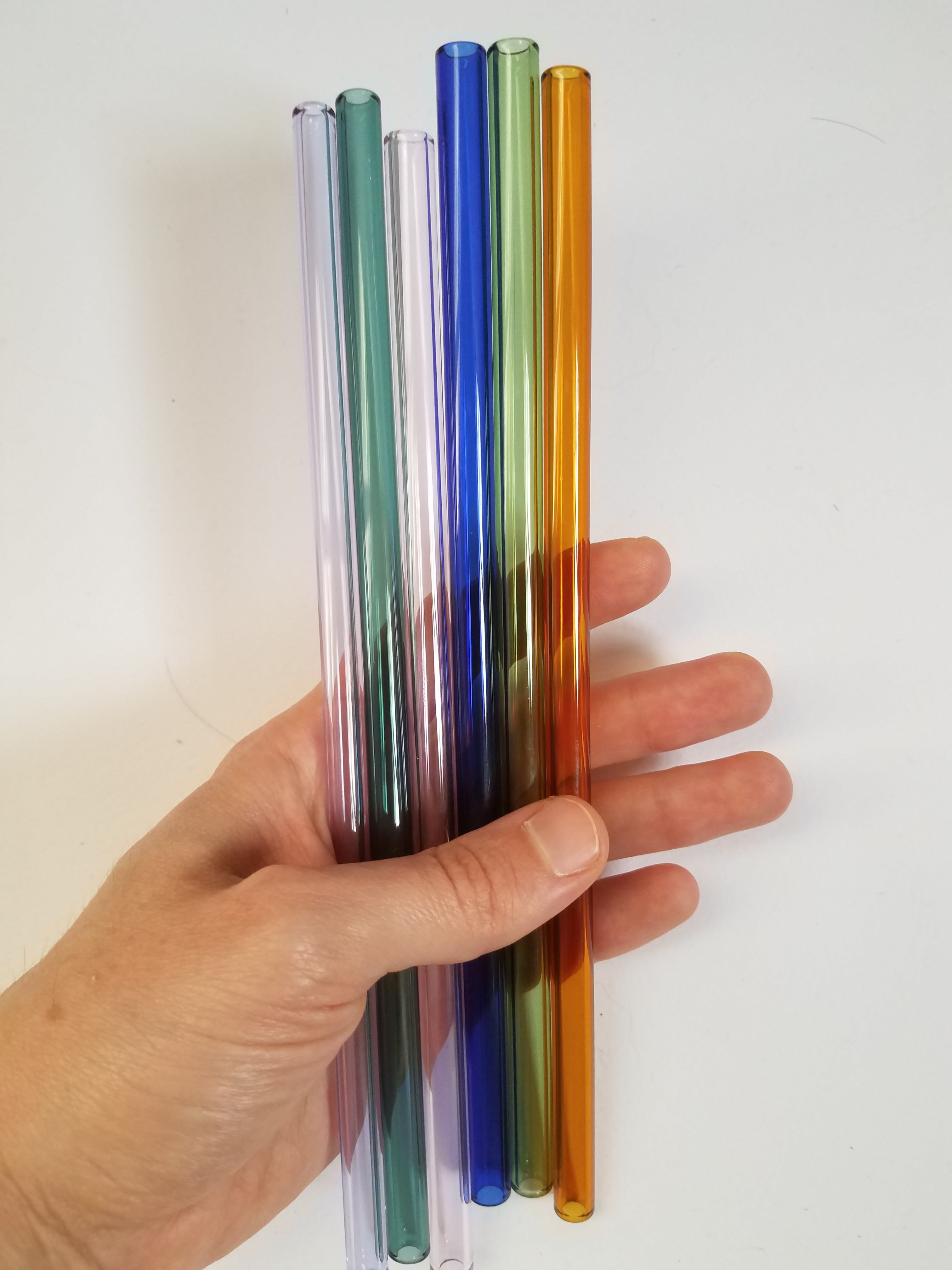 Classic Glass Straw | Reusable Eco-Friendly Glass Straws – Blossom Bottles